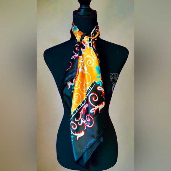 Accessories | Raven Wild Rag Large Square Scarf | Poshmark